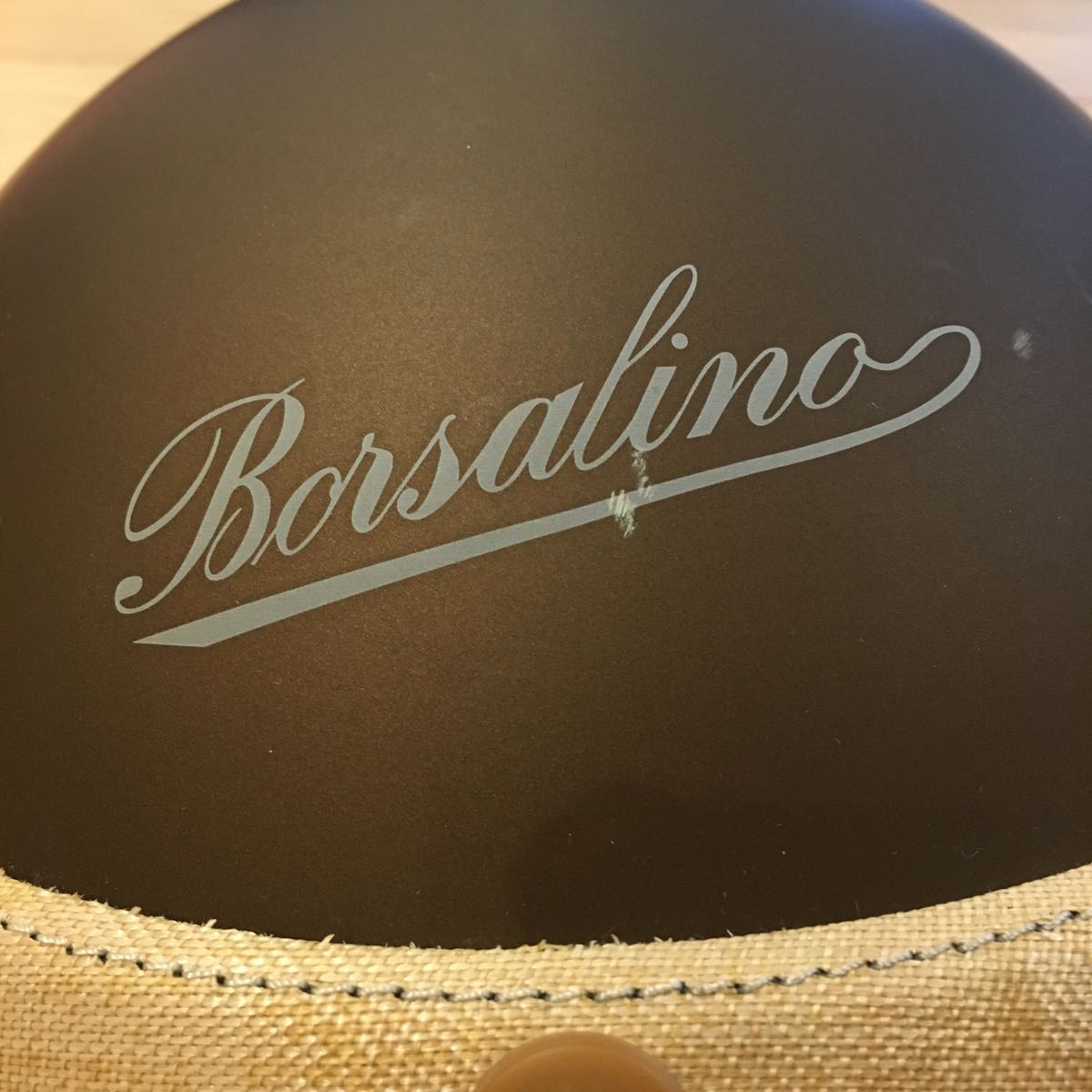 個人出品 ボルサリーノ ヘルメット PANAMA HAT ベスパ vespa 50 125 150 200 250 300 s ss et3 ...