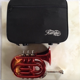 ido/31 Kaerntner ケルントナー ポケットトランペット KTR-33P MRD メタリック レッド セミハードケース付き(本体 ...