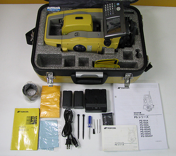 TOPCON PS-105A 2012年/トプコン 自動追尾トータルステーション 現状渡し(測量、角度計)｜売買されたオークション情報 ...