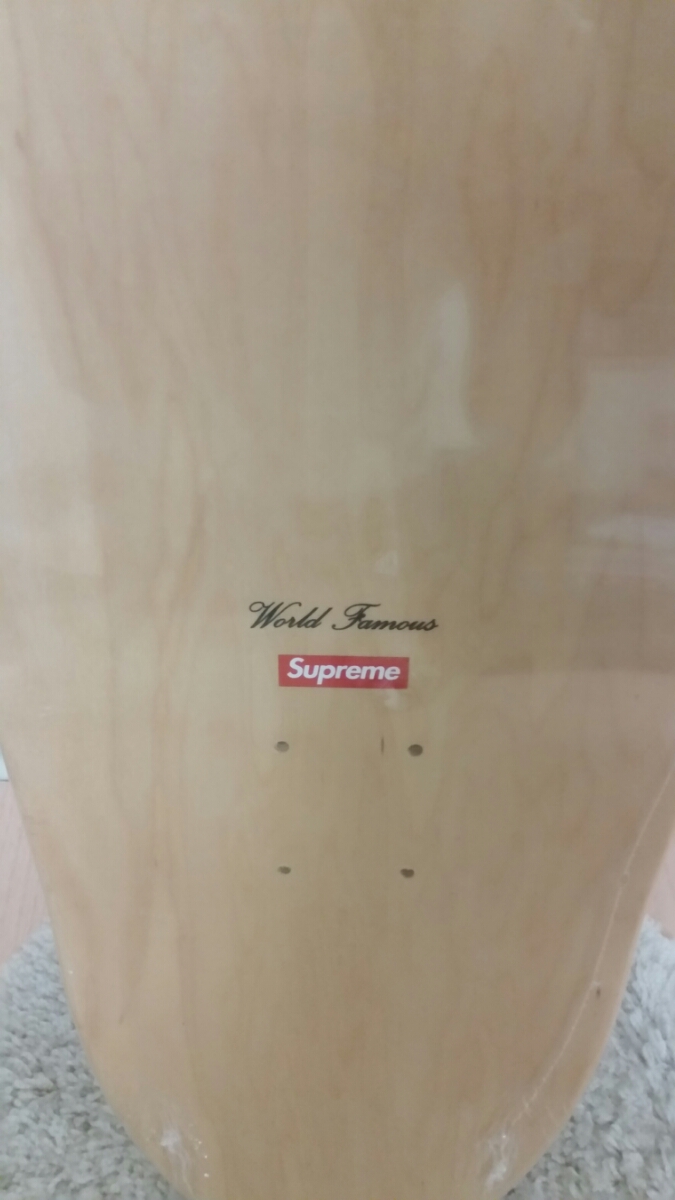 新古品 2013ss SUPREME Bling Logo Deck Platinum シュプリーム デッキ シルバー ボックスロゴ スケボー ...