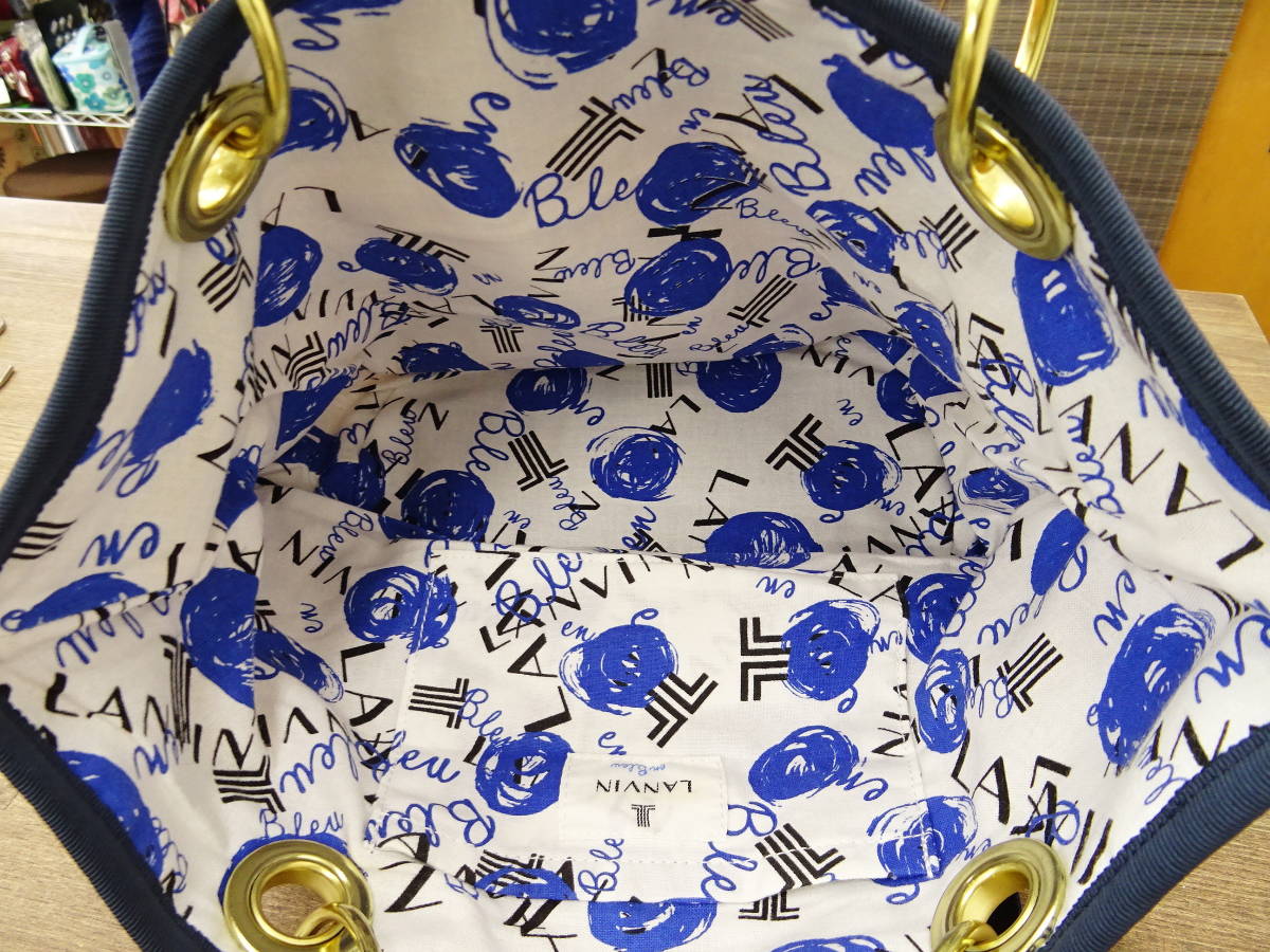 LANVIN en Bleu ハンドバッグ ランバンオンブルー ブラウン系 レディース AA134(女性用)｜売買されたオークション情報 ...