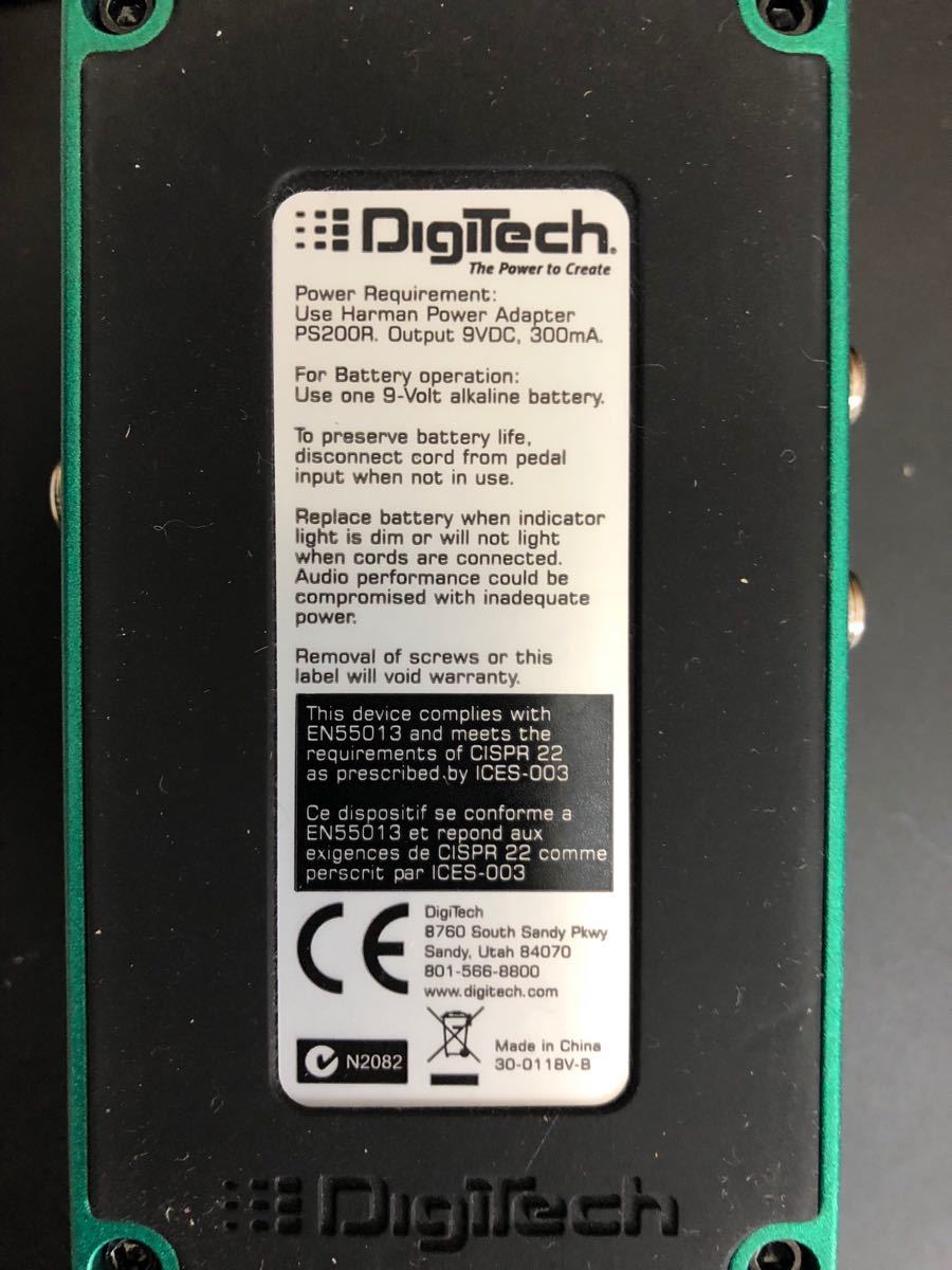 隠れた名機 DigiTech BASS SYNTH WAH オートワウ&シンセベースサウンド Envelope Filter(ワウ)｜売買され ...