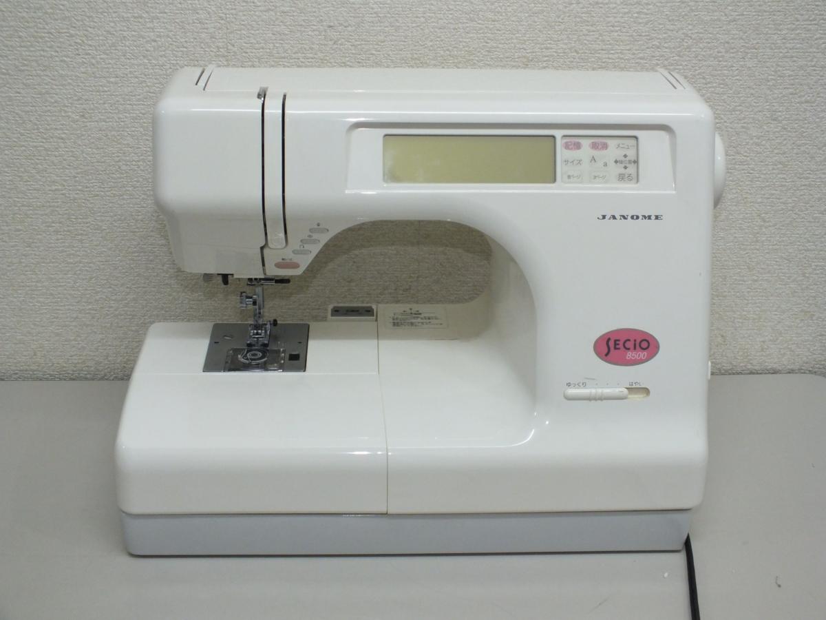 JANOME SECiO 8500 ミシン(ジャノメ)｜売買されたオークション情報、yahooの商品情報をアーカイブ公開 - オークファン ...