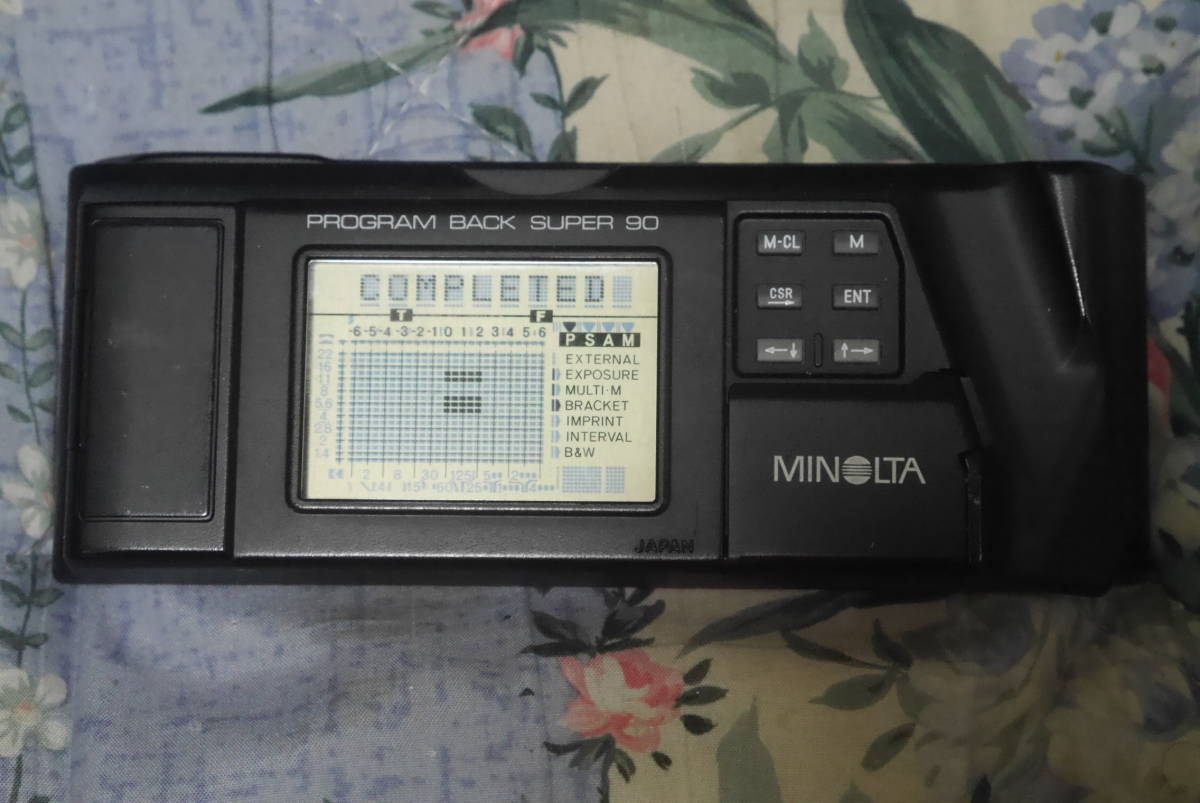 MINOLTA PROGRAM BACK SUPER 90 α9000用 若干難あり(ミノルタ)｜売買されたオークション情報、yahooの商品情報をアーカイブ公開 - オークファン ...