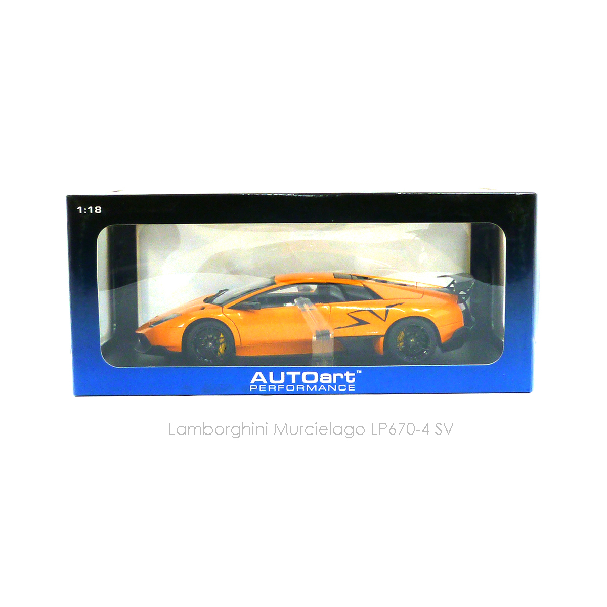 AUTOart ランボルギーニ ムルシエラゴ LP670-4 SV 1/18スケール オレンジ オートアート 完成品 箱付 ミニカー 自動車 ...