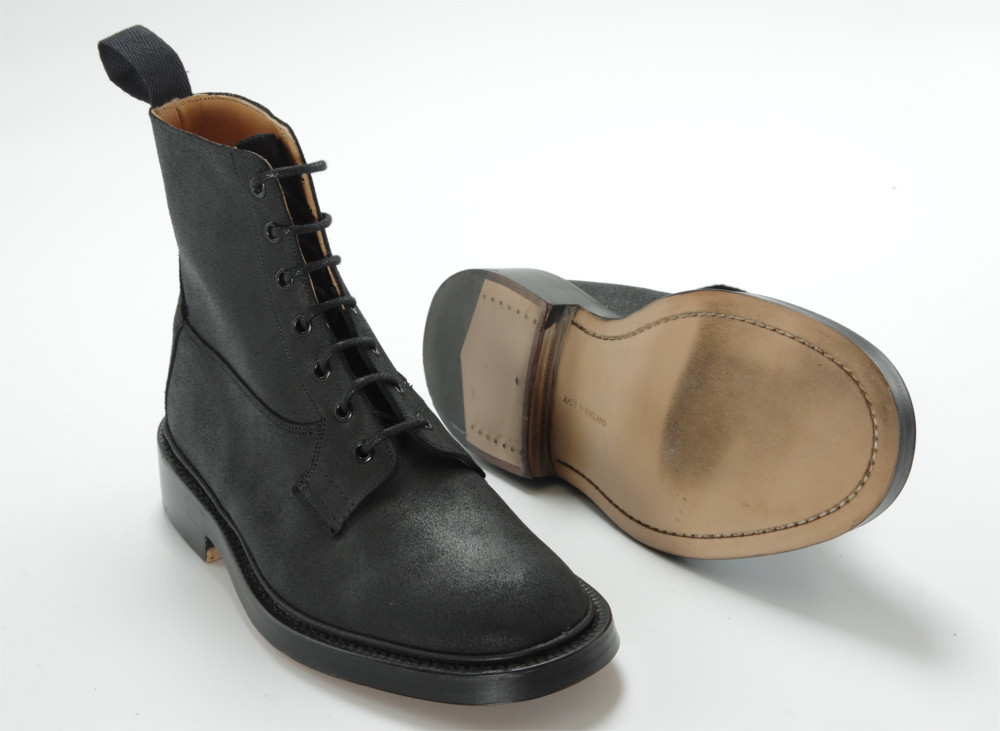 Tricker's トリッカーズ レースアップブーツ BURFORD St James Collection ブラック UK6(UK6以下 ...