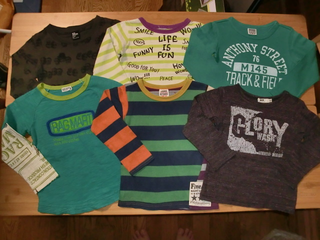 秋物 長袖Tシャツ100cm男の子6枚セット ブランドJUNK/F.O.KIDS/RAD CUSTOM/ WASK/RAG MARTまとめ売りロンT(セット、まとめ売り)｜売買された ...