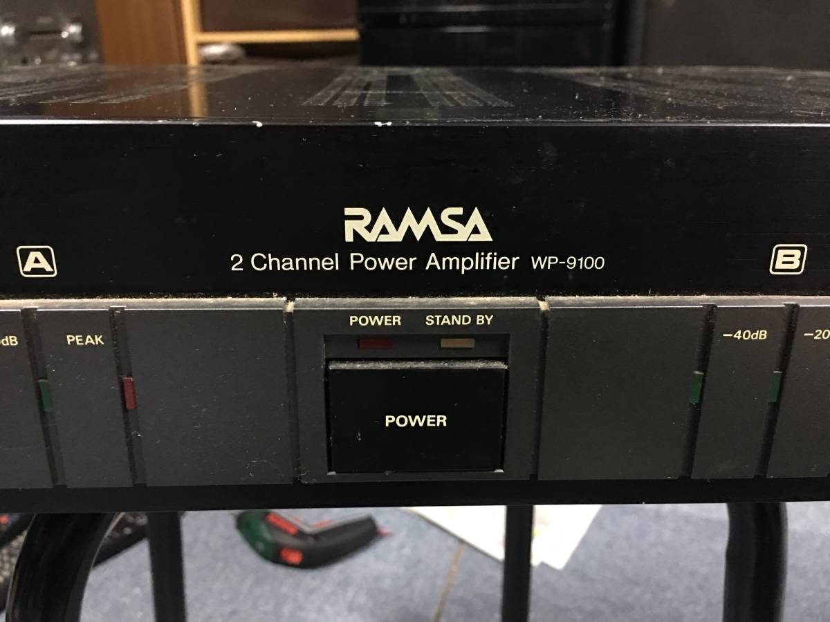RAMSA Panasonic WP-9100 業務用 2ch パワーアンプ PA用 現状渡し(パワーアンプ)｜売買されたオークション情報、yahooの商品情報をアーカイブ公開 ...