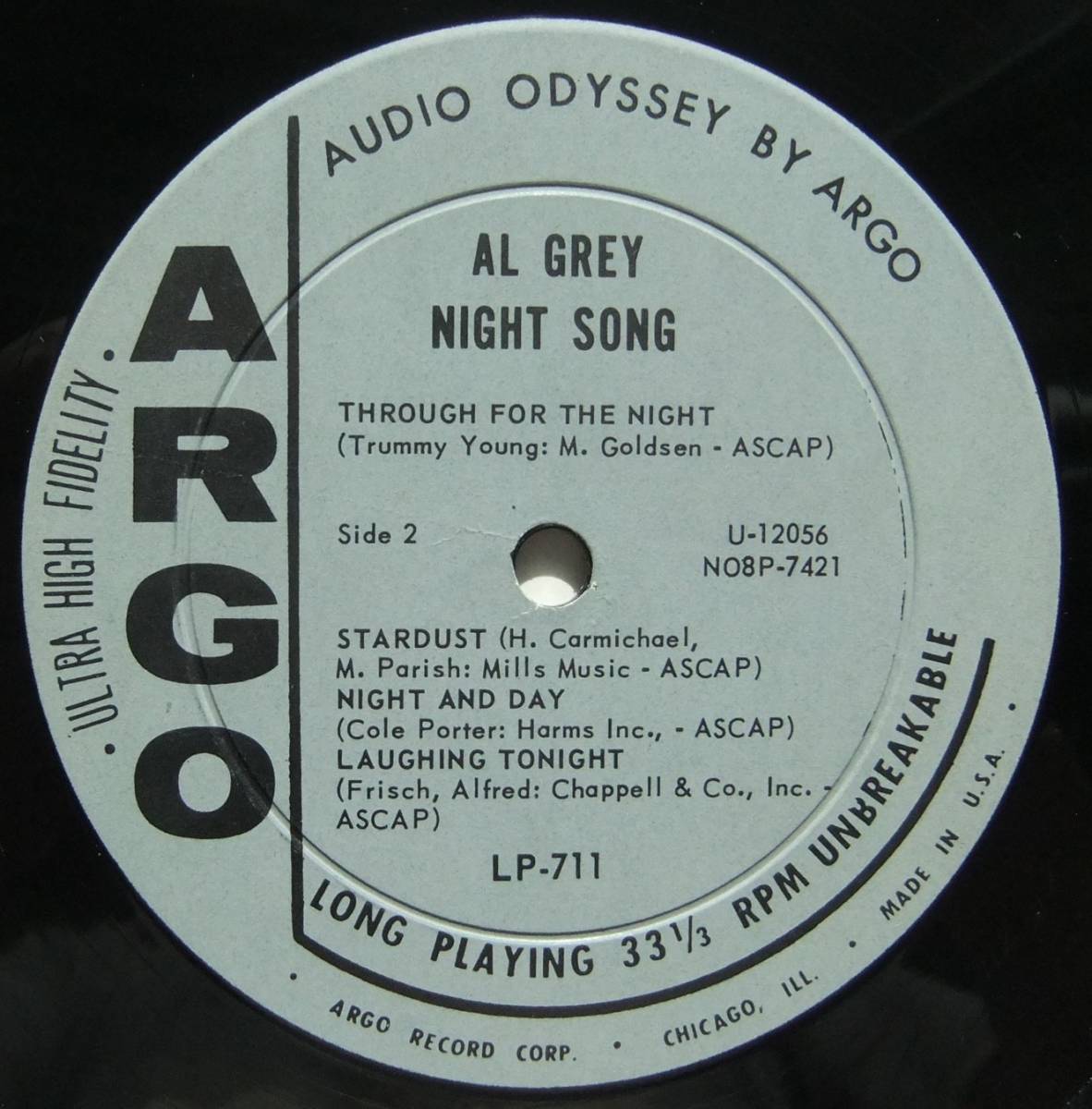 AL GREY with BILLY MITCHELL / Night Song Argo LP 711 gray:dg(ジャズ一般)｜売買さ ...