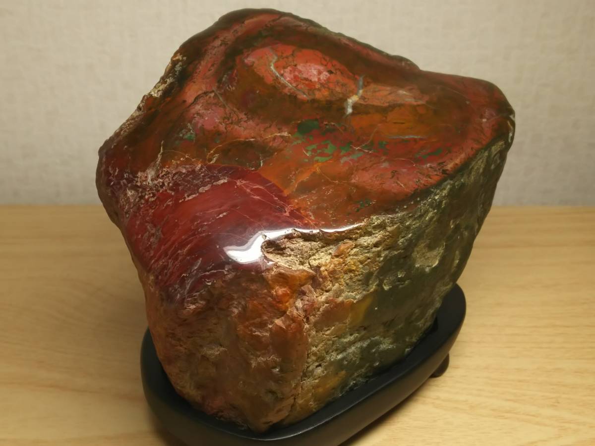 錦石 1735g 錦石 ジャスパー 原石 碧玉 風水 開運 誕生石 鑑賞石 自然石 天然石 紋石 鉱物 置物(原石)｜売買されたオークション ...