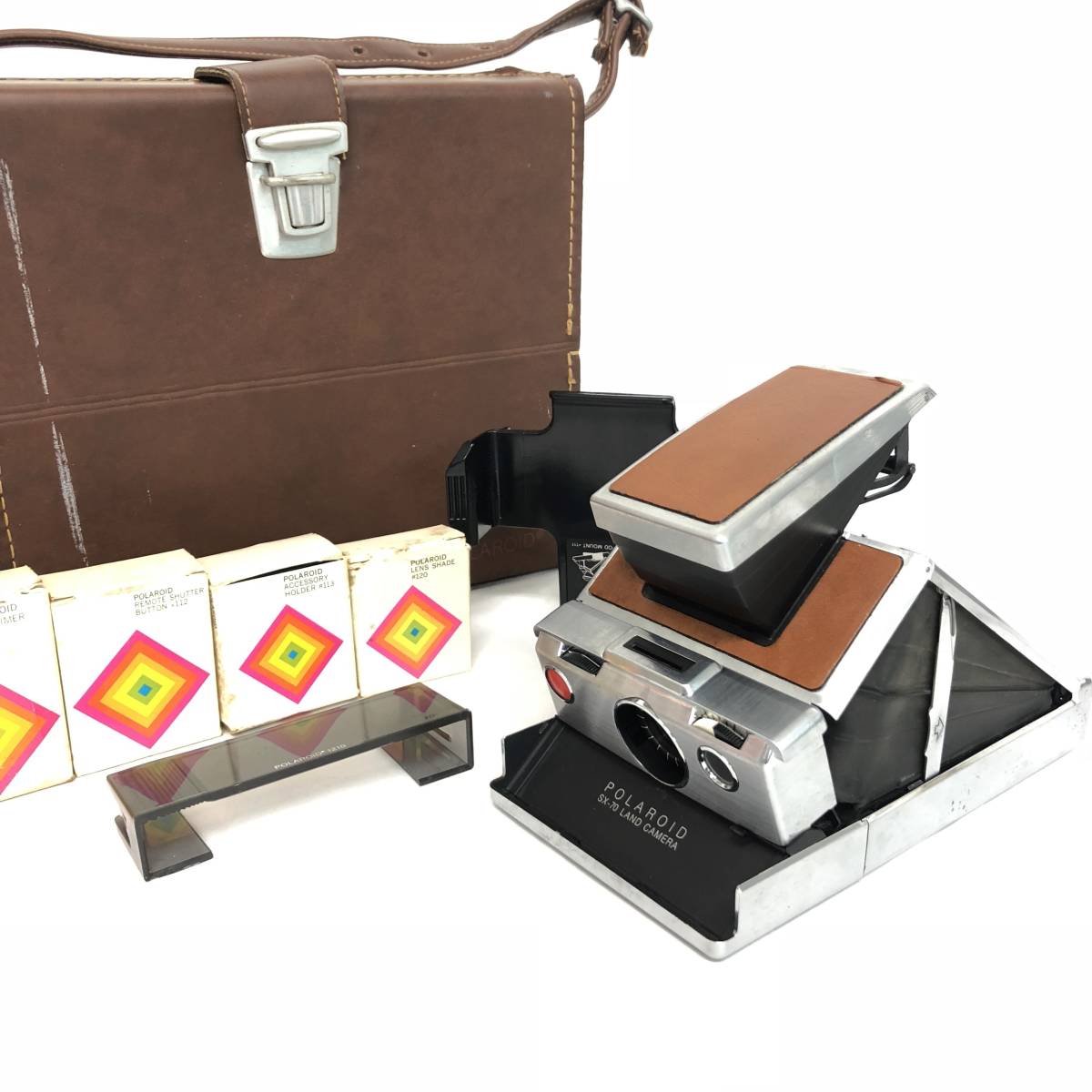 POLAROID SX-70 LAND CAMERA ポラロイド カメラ 動作未確認 ジャンク品(インスタント、ポラロイド)｜売買されたオークション情報、yahooの商品情報をアーカイブ公開 ...