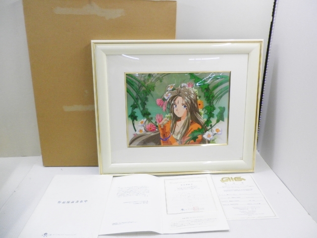 C5634 ああっ女神さまっ MY GODDESS FOREVER リトグラフ 額縁 30/250 作品保証書付 現状渡し(石版画、リトグラフ ...