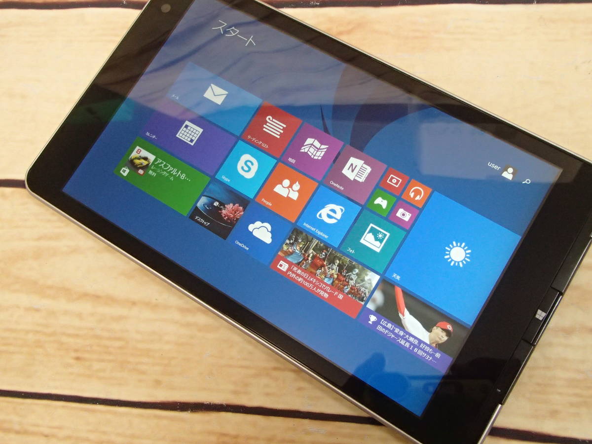 NEC 8型Windows タブレット LAVIE Tab W PC-TW708BAS Atom Z3736F/2GB/64GB ...