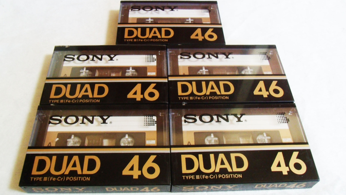 SONY DUAD 46 TYPEⅢ Fe-Cr カセットテープ 5本 管理番号1445(記録媒体)｜売買されたオークション情報、yahooの商品情報をアーカイブ公開 - オークファン ...