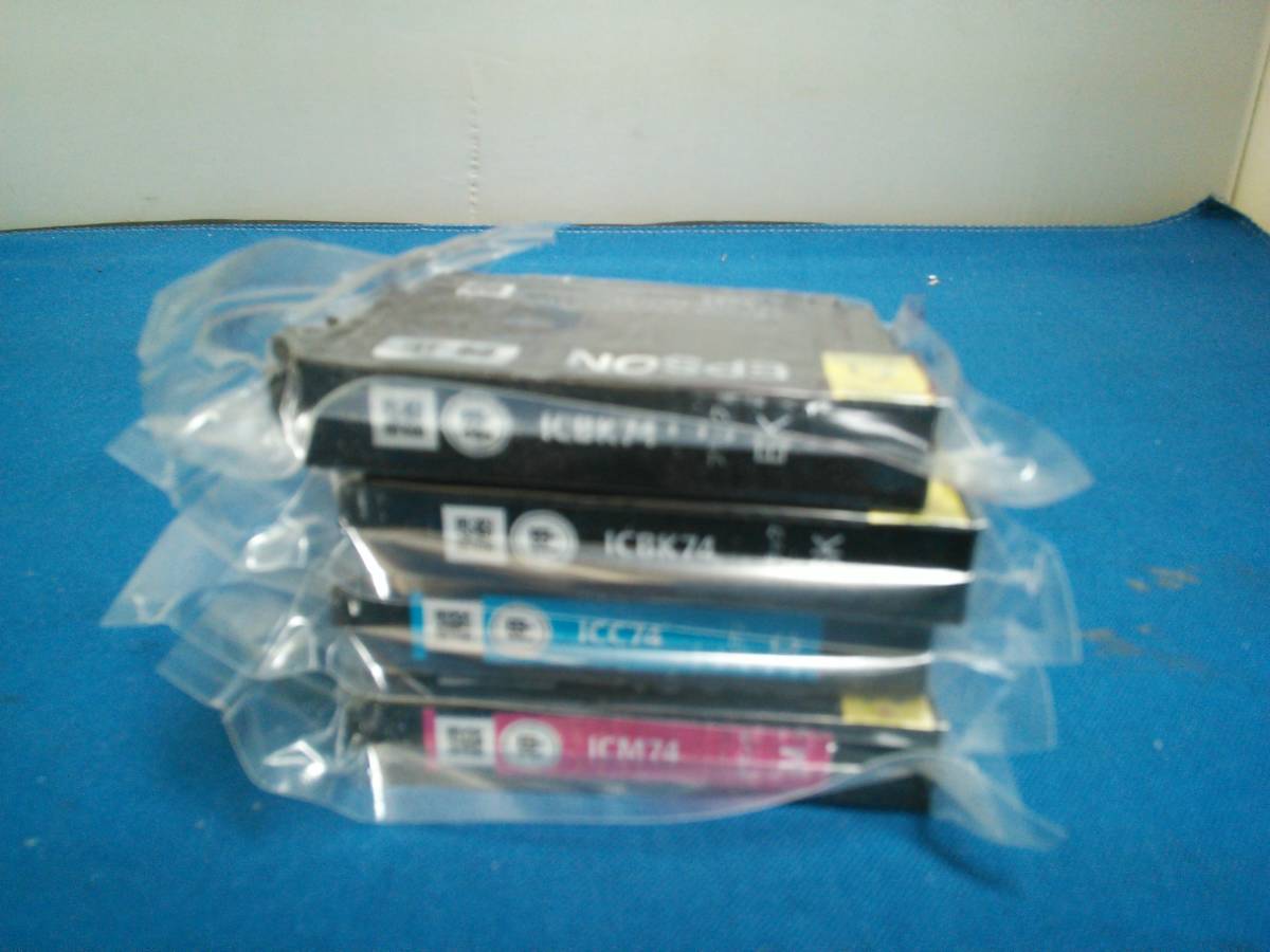 EPSON/エプソン インク ICBK74/ICC74/ICM74 4本 純正/ tg-834(エプソン)｜売買されたオークション情報、yahooの商品情報をアーカイブ公開 - オークファン ...