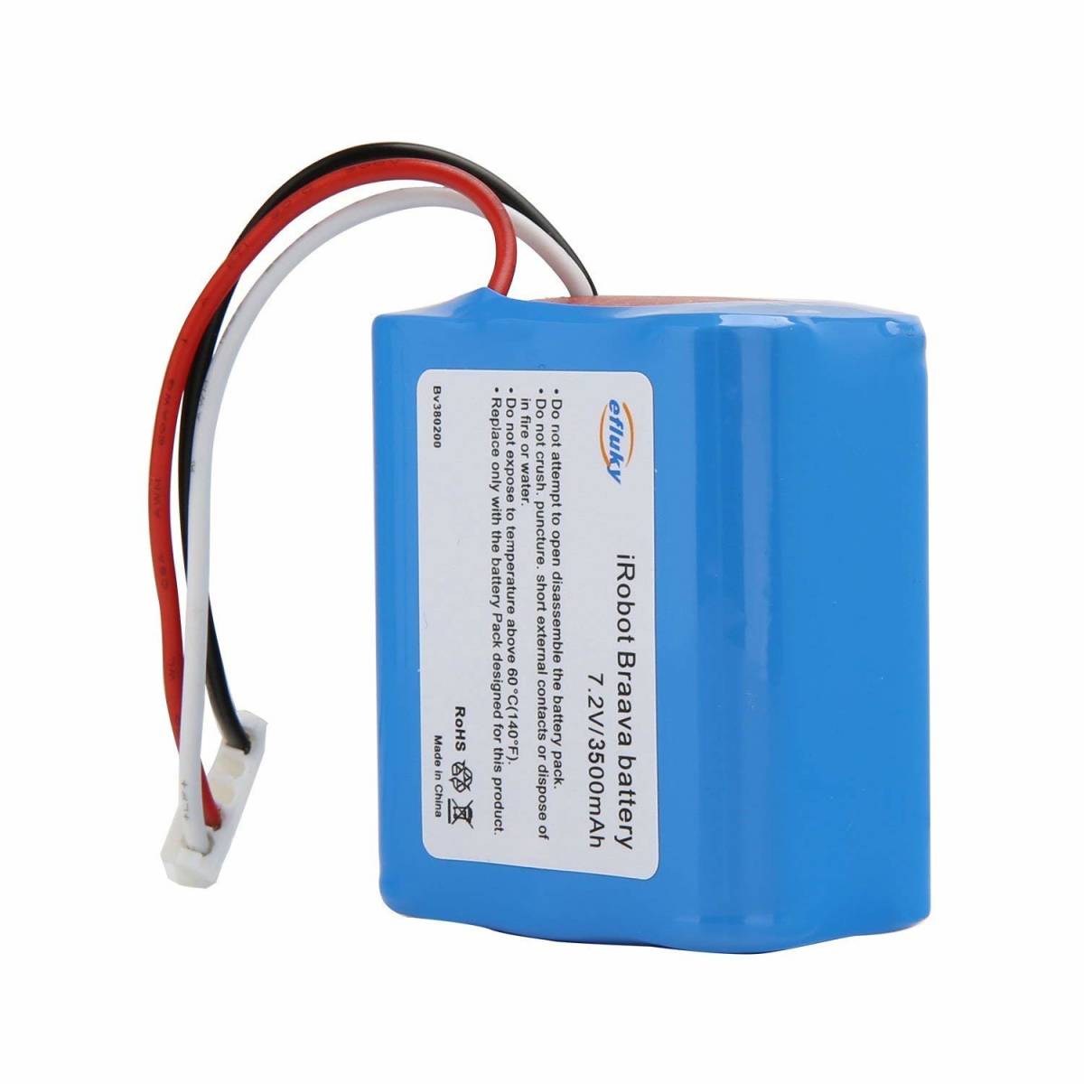 efluky ブラーバ 380J バッテリー 充電池3500mAh for Irobot Braava 380J/380T/Mint Plus ...