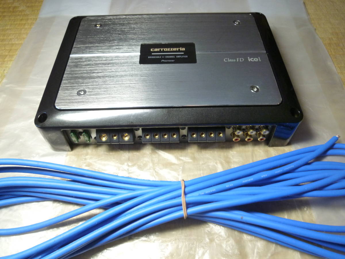 車載動作確認 保証有/ カロッツェリア carrozzeria PRS-D8400 Dクラス1200Wパワーアンプ4/3/2ch/ カナレ ...
