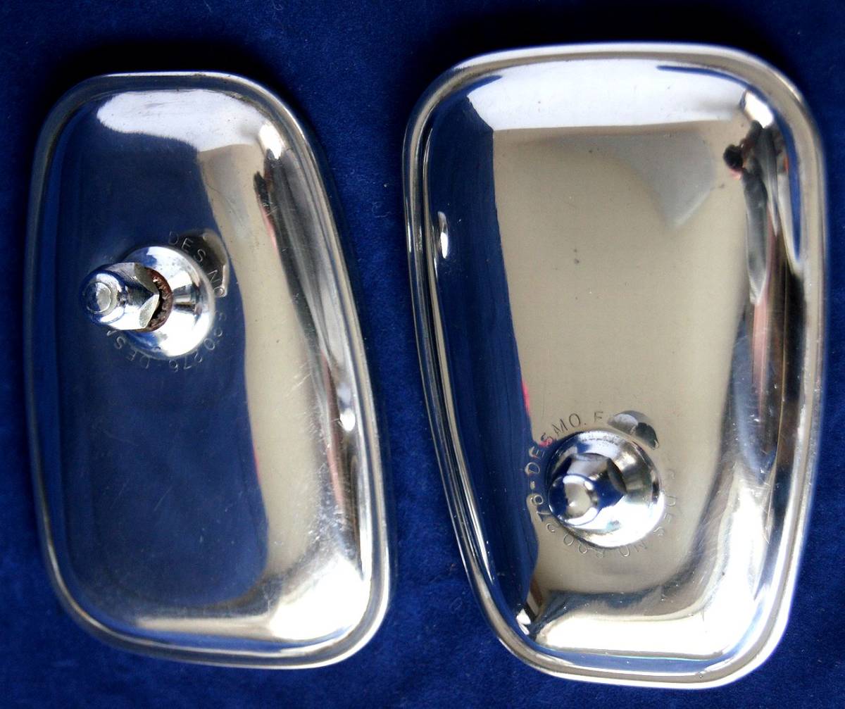 Desmo デスモ製 ブーメラン フェンダーミラー用 スペアミラー左右2個 166/168適合 BMC MINI オースチン モーリス ローバーミニ 良品(フロント)｜売買されたオークション ...