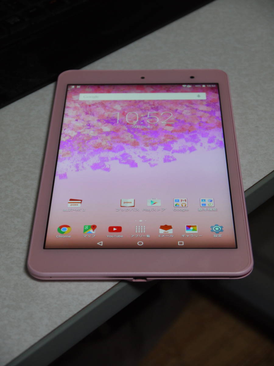 au Kyocera Qua tab 01 KTY31 Pink ピンク Android 5.1 8.0inch タブレット(本体)｜売買され ...