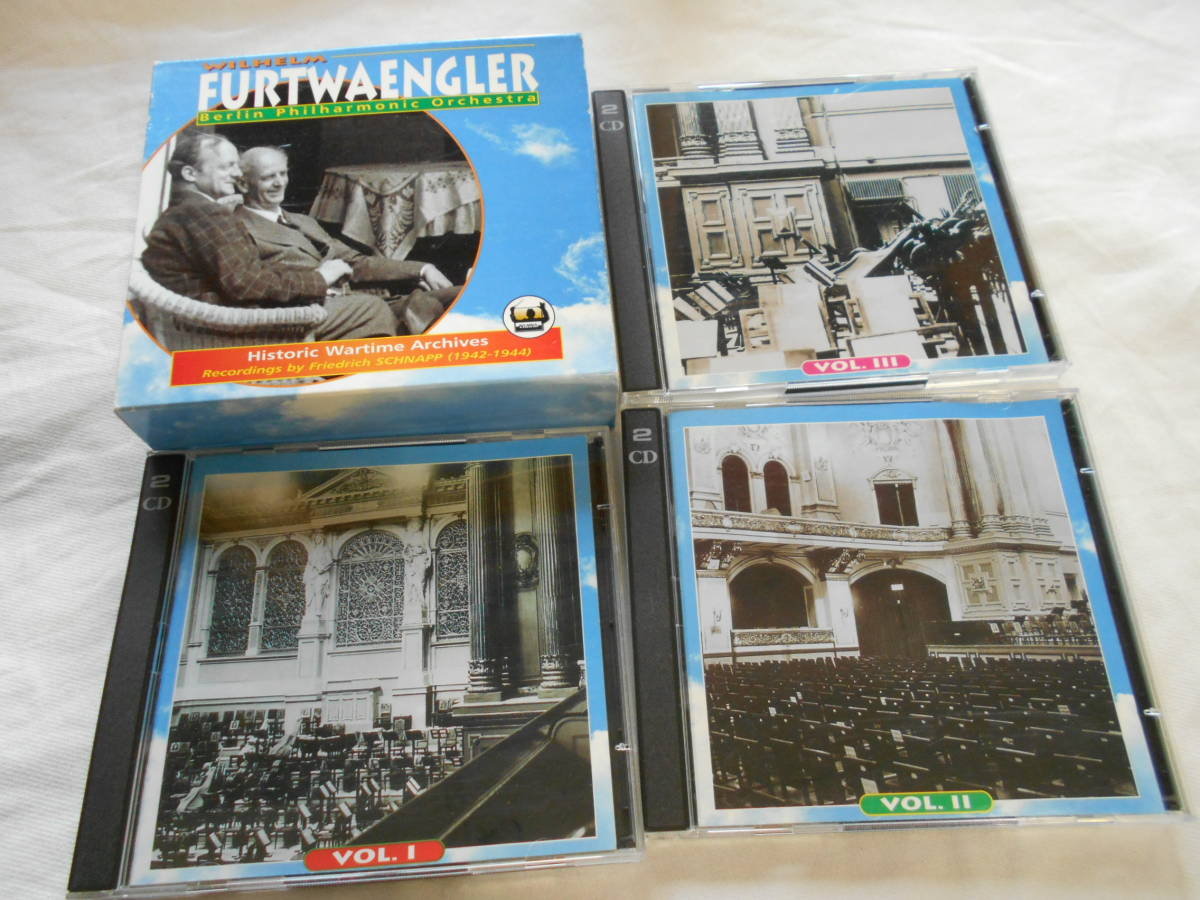CD-U41 フルトヴェングラー Historic Wartime Archives 戦時中録音集 6CD TAHRA(交響曲)｜売買された ...