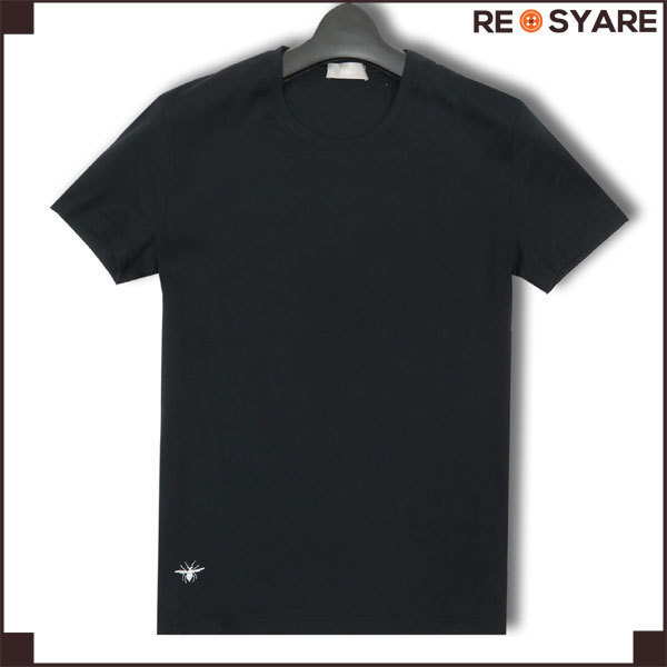 極 ディオールオム 06SS エディ期 BEE刺繍 クルーネック Tシャツ カットソー トップス コットン ブラック 34056(XSサイズ以下)｜売買されたオークション情報、yahooの商品 ...