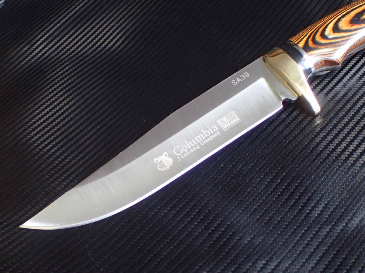 SA39 USA SABER 高品質ハンティングナイフ タイガーアイ調 フルタング コロンビアナイフ(その他)｜売買されたオークション情報 ...