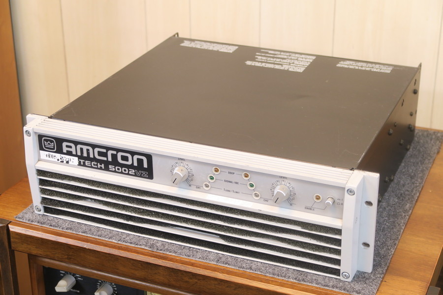 正規輸入品 AMCRON CROWN MACRO TECH MA-5002VZ 8Ω 1250W＋1250W/クラウン アムクロン プロ用 ...