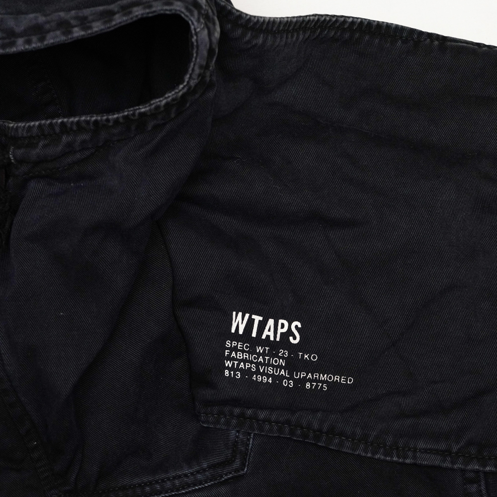 名作 WTAPS 2014SS PARASMOCK コットンジャケット オーバーダイ フードジャケット パーカー ダブルタップス サイズ1 JACKET.COTTON.TWILL(ジャンパー ...
