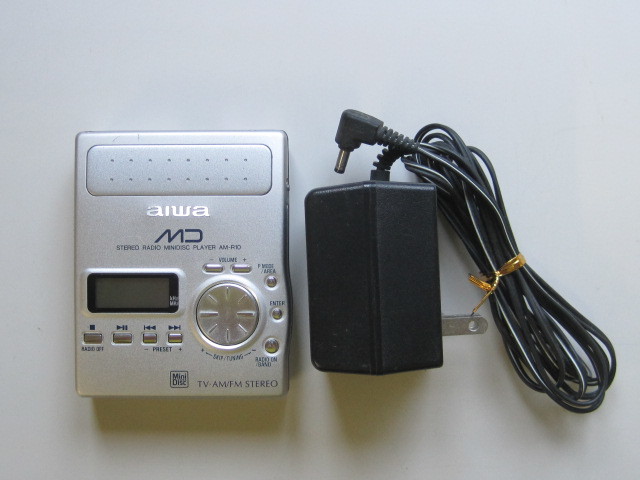 ジャンク 現状渡し AIWA アイワ ポータブルMDプレーヤー AM-R10(再生専用)｜売買されたオークション情報、yahooの商品情報を ...