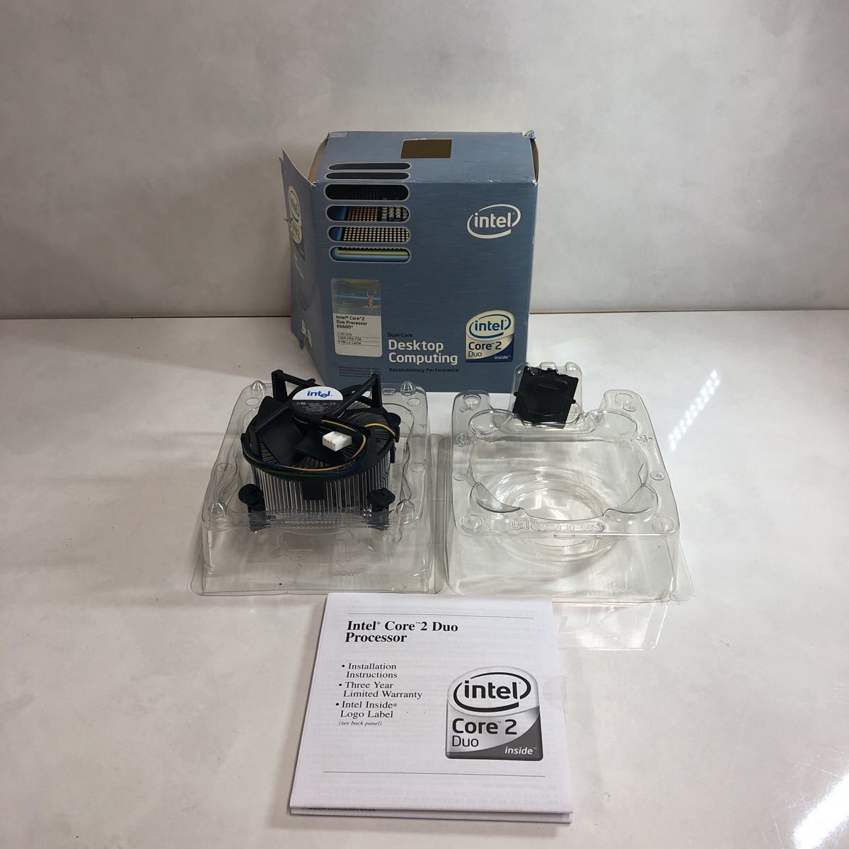 インテル Intel Core2 Duo Processor E6600 2.40GHz 1066MHz FSB c60/5/6(Core2)｜売買されたオークション情報、yahooの商品情報 ...