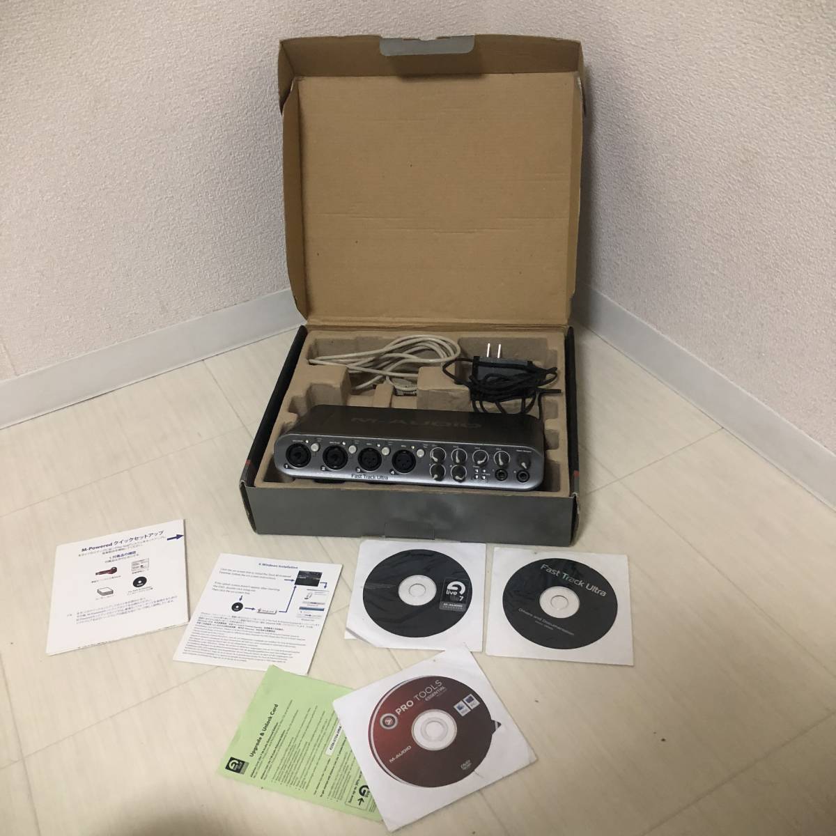 M-AUDIO Fast Track Ultra pro tools 7.4 ableton live lite7付きインターフェース MX ...