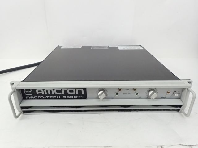 AMCRON アムクロン SR用パワーアンプ MACRO-TECH 3600VZ ヒビノ正規品 ② ∈ 56F8E-5(パワーアンプ)｜売買さ ...