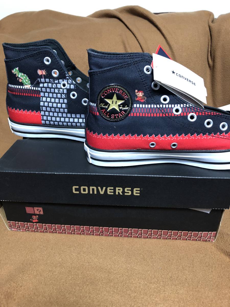 コンバース オールスター ハイ スーパーマリオ 赤×黒 ALL STAR コラボ 27.5cm us9 converse(27.5cm)｜売買されたオークション情報、yahooの商品情報を ...