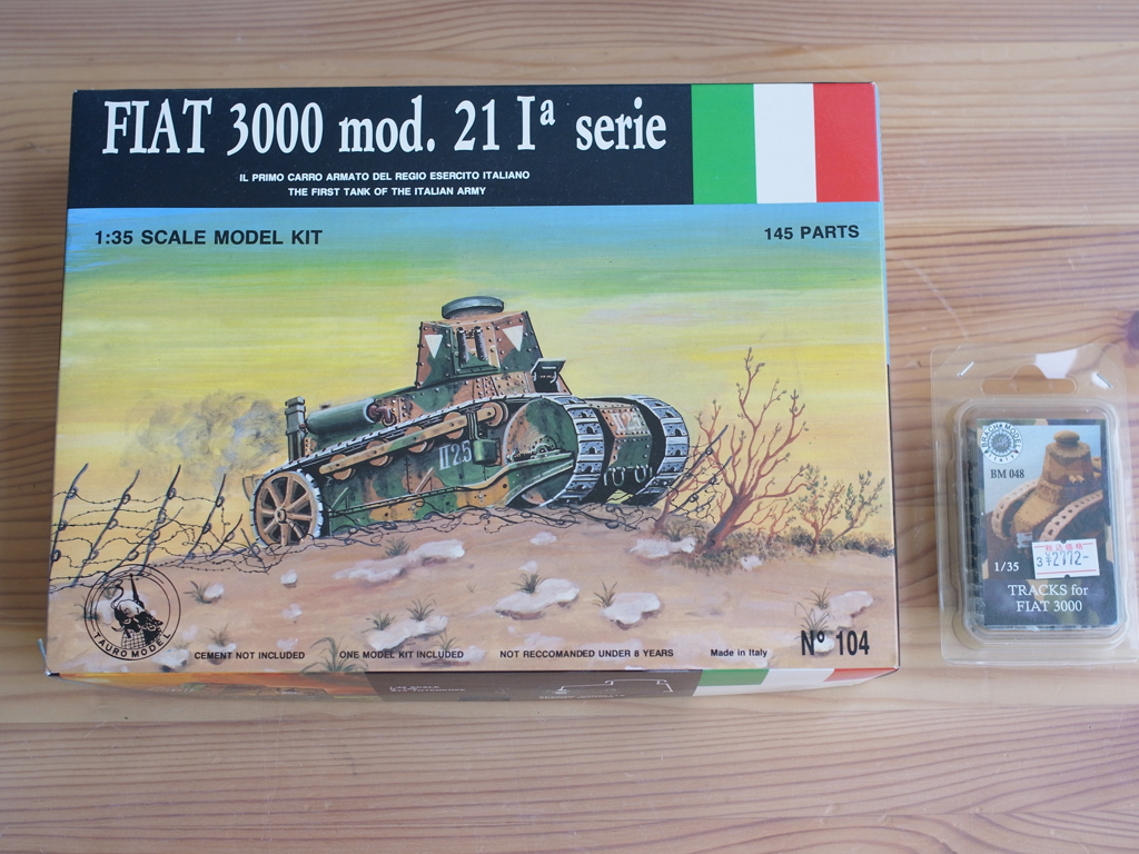 TAURO MODEL 1/35 FIAT 3000 mod.21 Ia serie ＋ BRACH MODEL 可動履帯(主力戦車（MBT ...