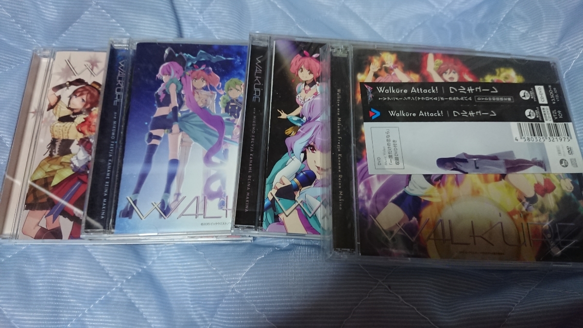 マクロスデルタ ワルキューレ CD4枚 アルバム1枚 Walkure Attack DVD付初回版 +シングル3枚(マクロス)｜売買された ...