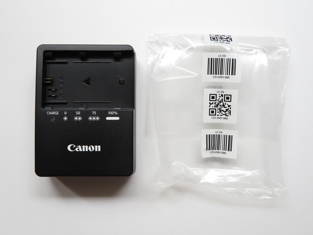 Canon 純正 LC-E6 バッテリーチャージャー EOS 60D 70D 80D 7D MarkII 5D 6D MarkIII ...
