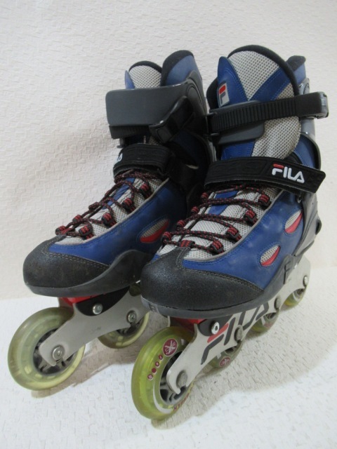 26.5cm FILA FLEX BAR CONTROL ALUMINUM 264 FF70 ローラーブレード フィラ UK8/EU42 ...
