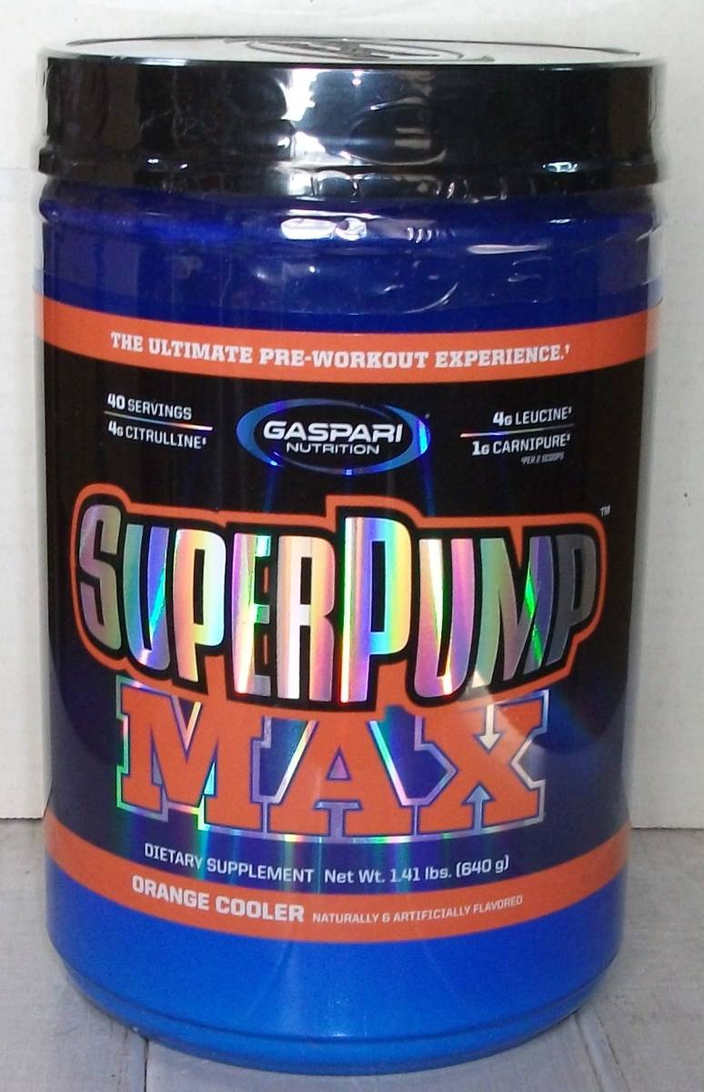 送料全国一律510円 Gaspari 強力NOサプリ スーパーパンプMAX 640g オレンジ味 SUPER PUMP MAX(瞬発系)｜売買されたオークション情報、yahooの商品情報を ...