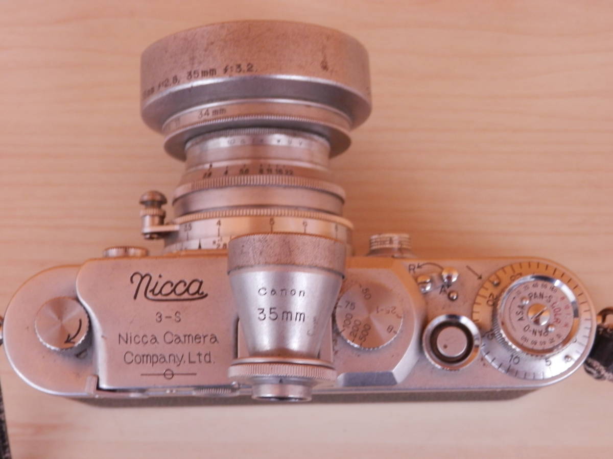 1円 Nicca ニッカ 3-S レンジファインダー カメラ レンズ 35㎜ f=2.8(その他)｜売買されたオークション情報、yahooの ...