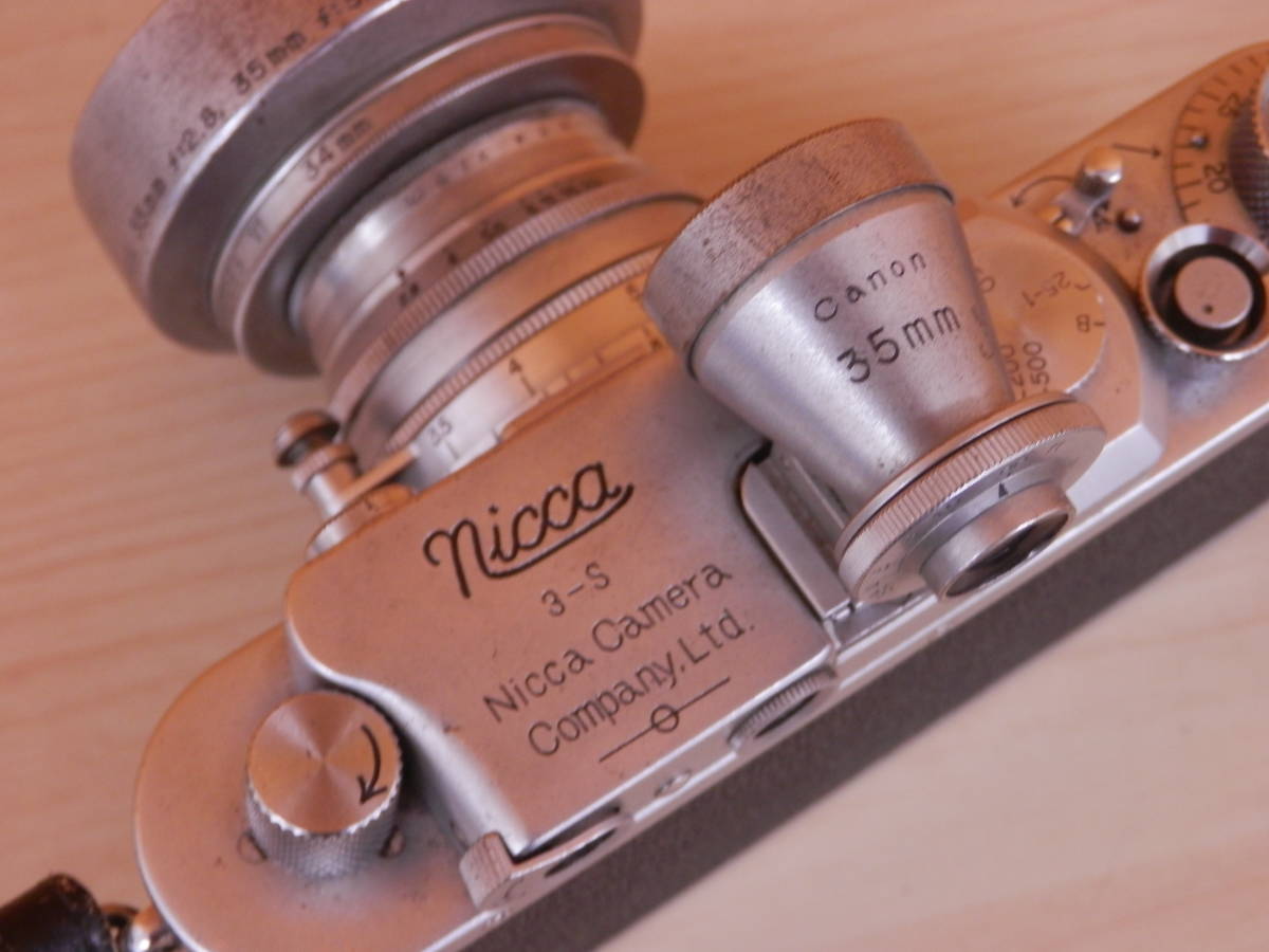 1円 Nicca ニッカ 3-S レンジファインダー カメラ レンズ 35㎜ f=2.8(その他)｜売買されたオークション情報、yahooの ...