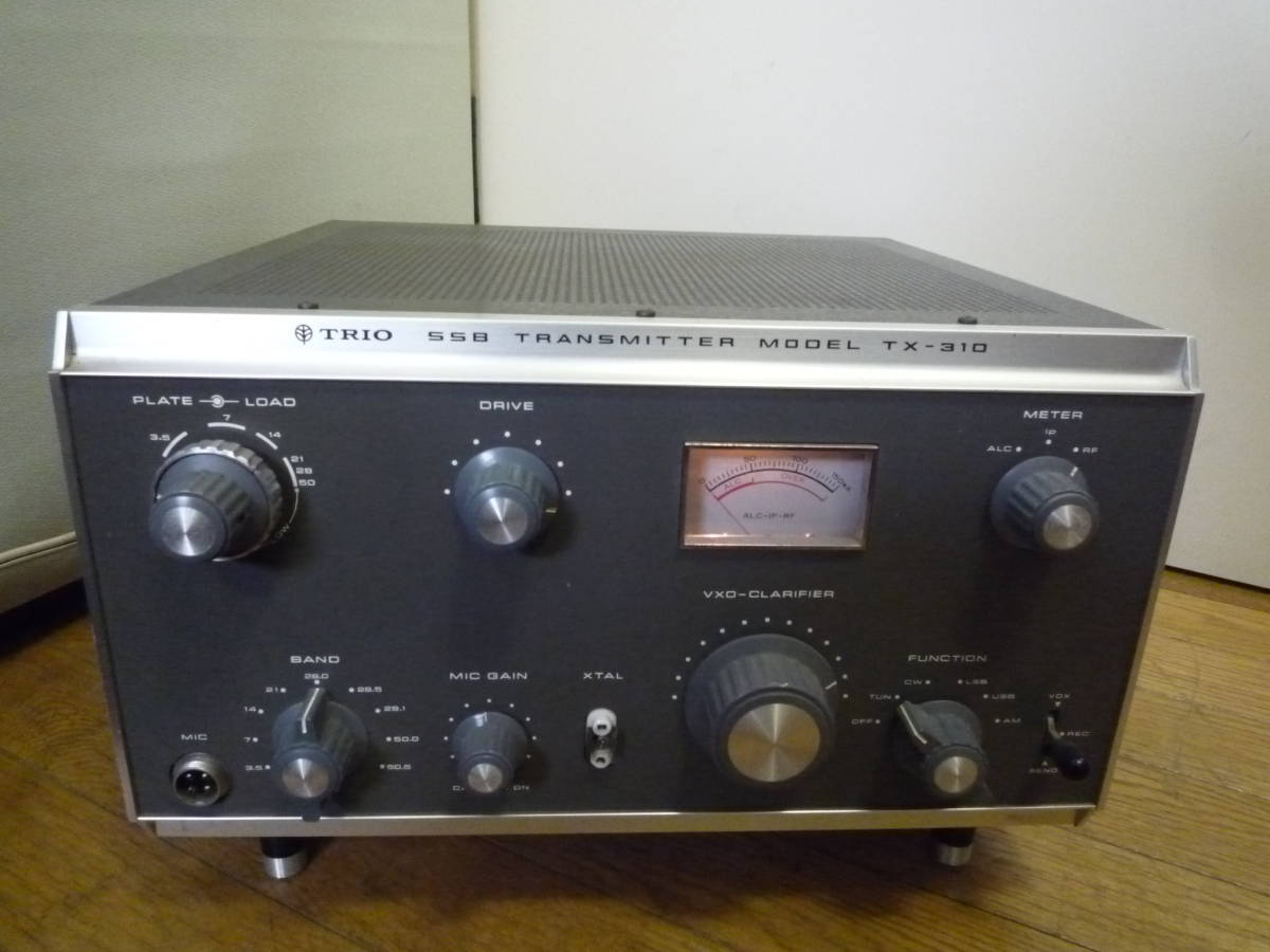 @トリオ 無線機 TRIO TX-310 SSB TRANSCEIVER 真空管 トランシーバー KENWOOD ケンウッド通電確認のみ 動作 ...