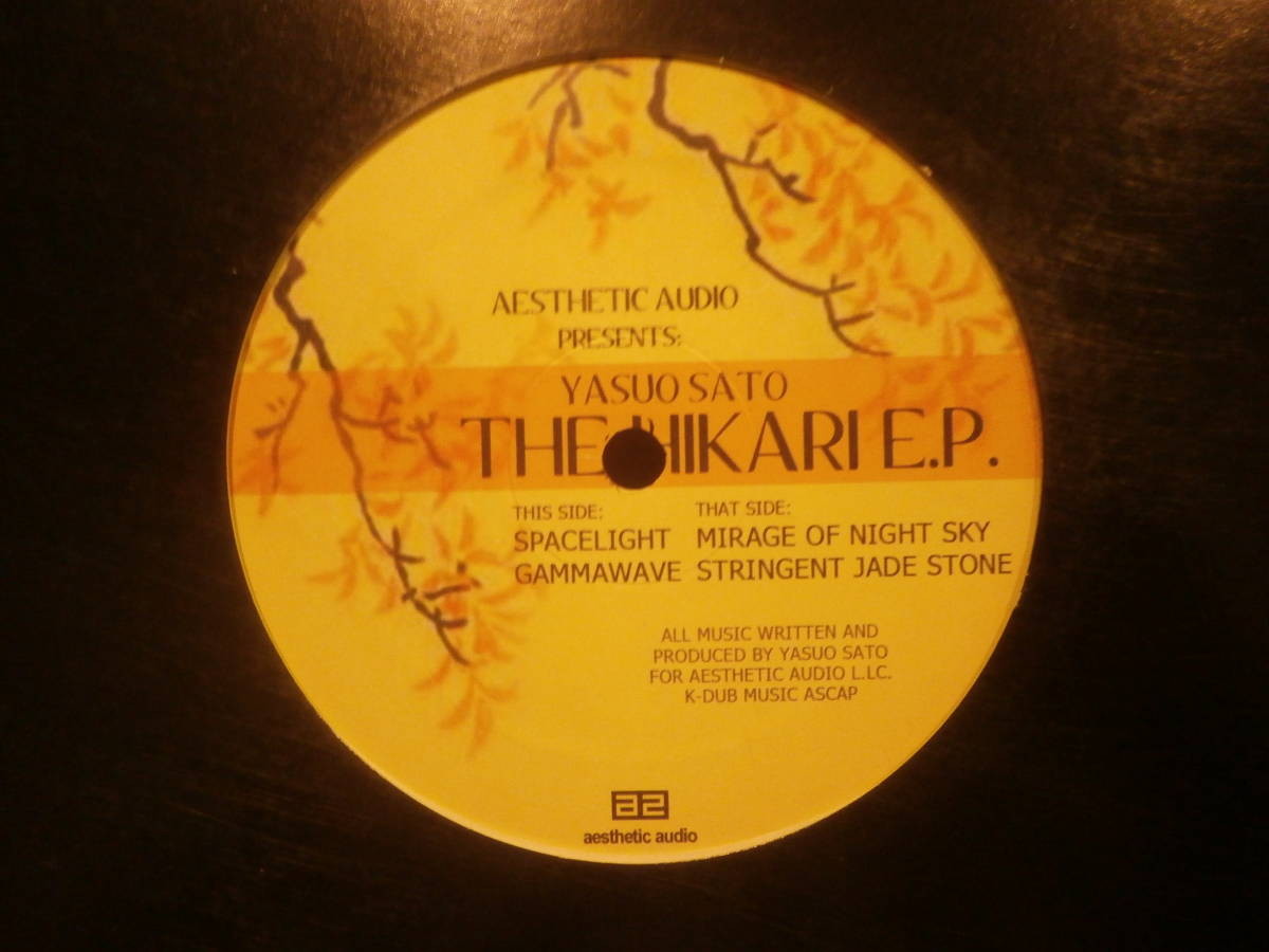 YASUO SATO / THE HIKARI E.P. /DEEP HOUSE/デトロイト/DETROIT/AESTHETIC AUDIO ...