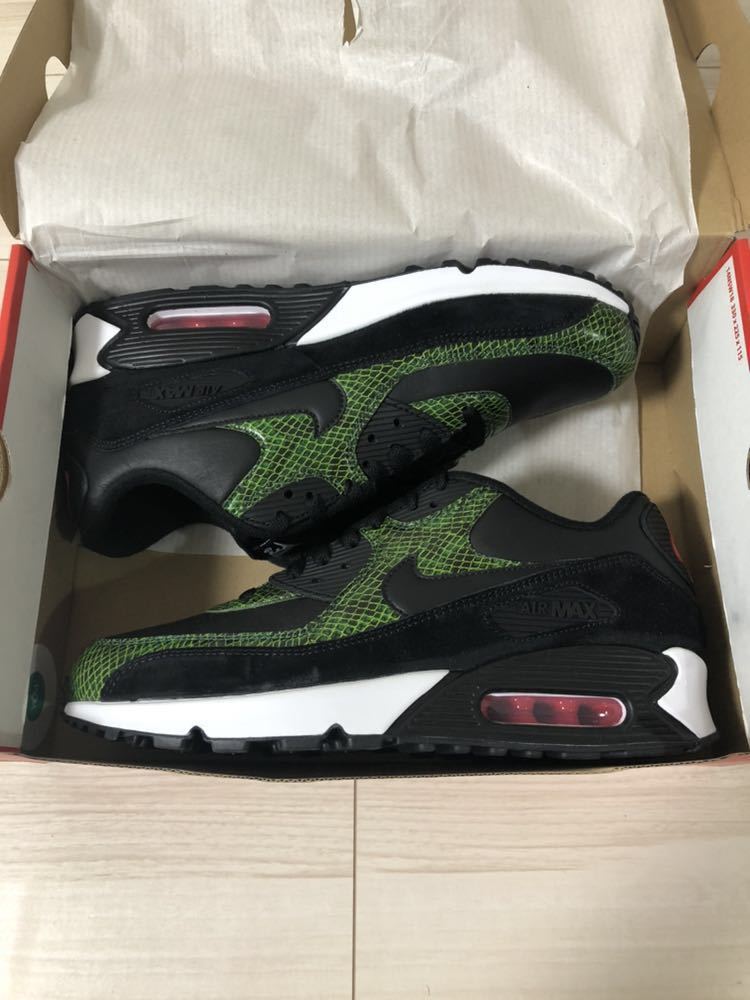 28cm NIKE AIR MAX 90 QS GREEN PYTHON ナイキ エア マックス グリーン パイソン 緑 蛇 CD0916 ...