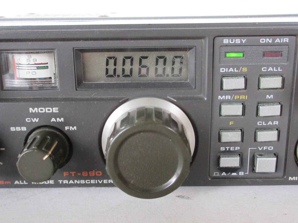 YAESU ヤエス FT-690 6mオールモードトランシーバー @0701-27(固定)｜売買されたオークション情報、yahooの商品情報を ...