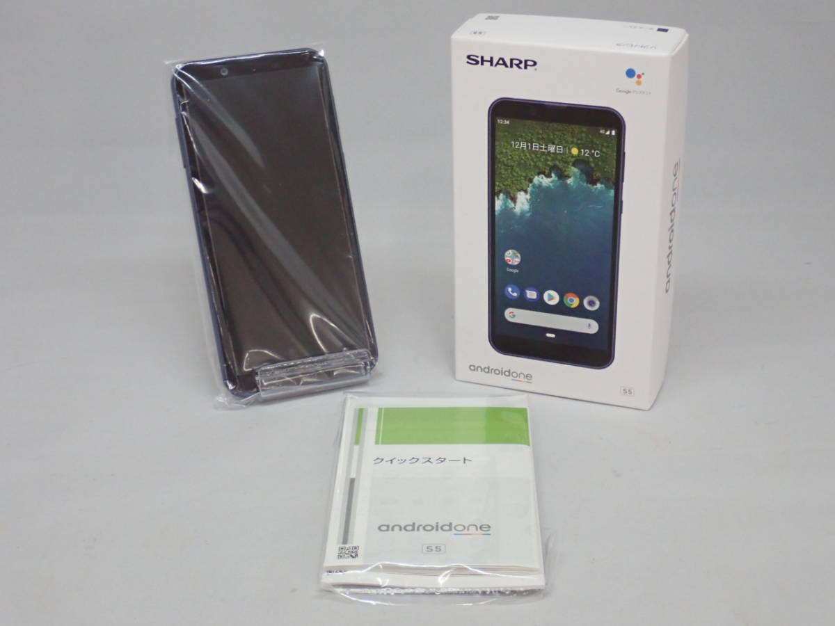 ② softbank SIMフリー android ONE S5 SHARP SIMロック解除済 シャープ ダークブルー アンドロイドワン 青(シャープ)｜売買されたオークション情報 ...