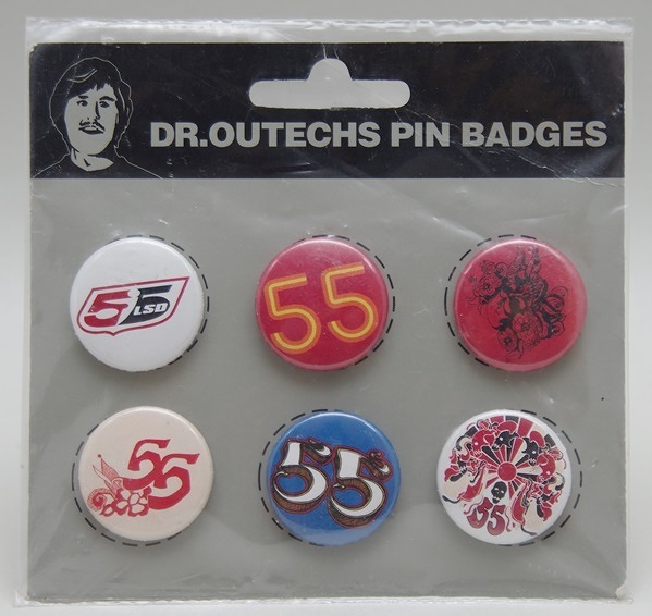 55DSL DIESEL 缶バッジ ピンバッジ セット FIFTY FIVE DSL / pin badges / ブランド ロゴ スカル ...