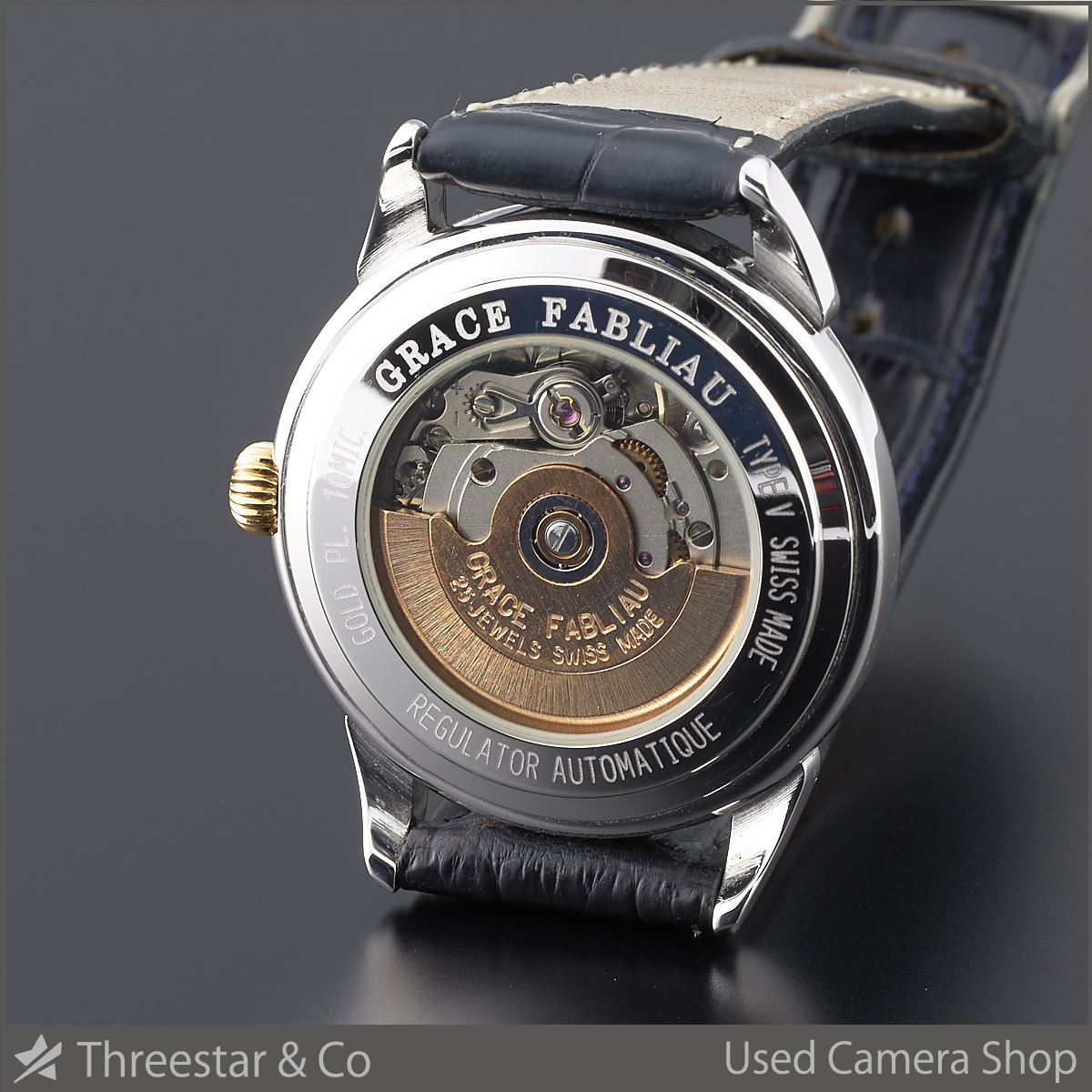 1円 GRACE FABLIAU グレースファブリオ Classic Regulateur レギュレーター 自動巻き オススメ 現状販売(3針 ...