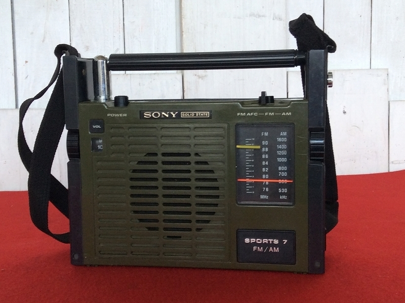 SONY ソニー SOLID STATE SPORTS7 トランジスタラジオ FM AM2バンドラジオ TFM-777 電波受信(一般)｜売買されたオークション情報、yahooの商品情報を ...