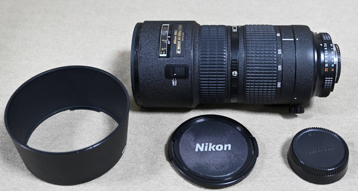 NikonニコンAF Nikkor ED80-200mm F2.8D NEW 大口径 望遠ズーム(ニコン)｜売買されたオークション情報 ...