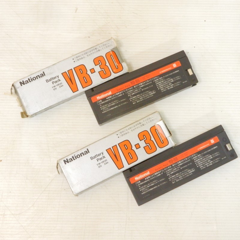 まとめ売り 2点 ナショナル バッテリーパック VB-30 VW-VB30 ビデオカメラ用 ジャンク 117-Z2(バッテリー、充電器)｜売買 ...
